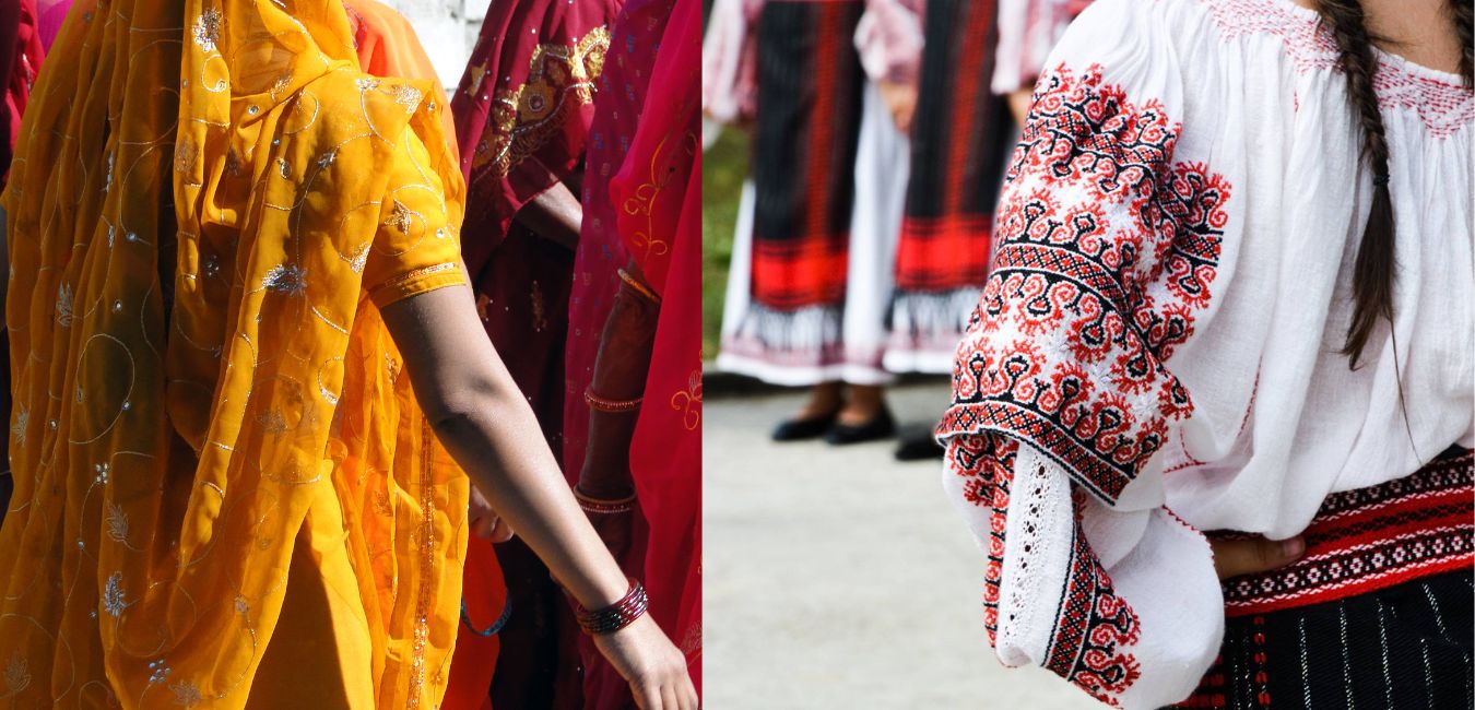 Culture Mix: Indian Sari Meets Romanian Blouse - Visit Bucharest