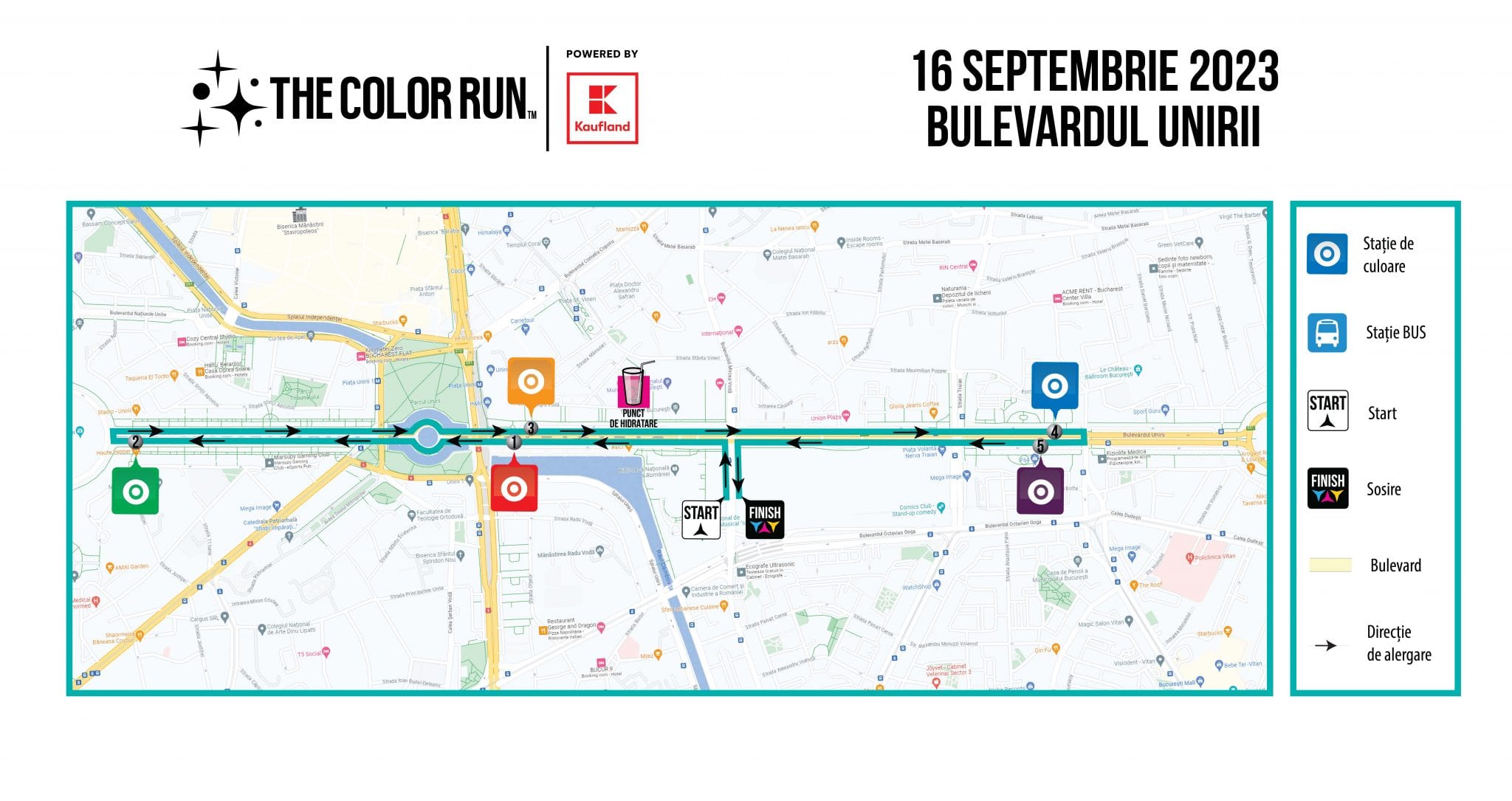 The Color Run Bucharest 2023 - Visit Bucharest