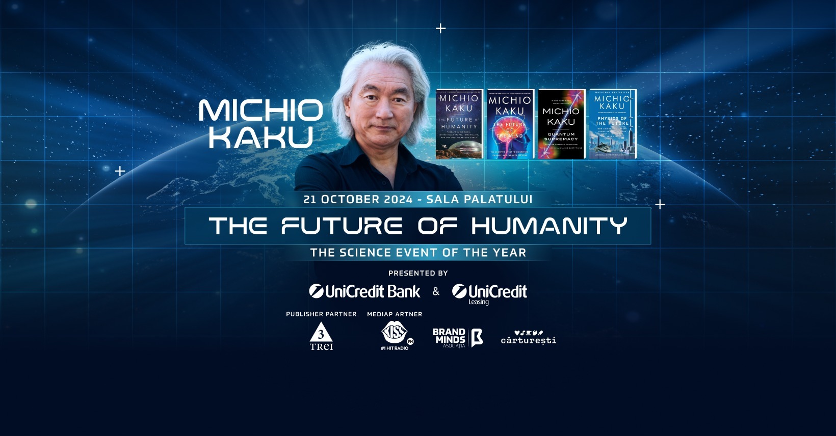 Future of Humanity with Michio Kaku in Bucharest: October 21 - Visit ...